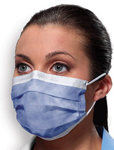 Crosstex | ASTM Level 1 Mask, Latex Free (LF), Blue, 100/bx, 5 bx/cs ...
