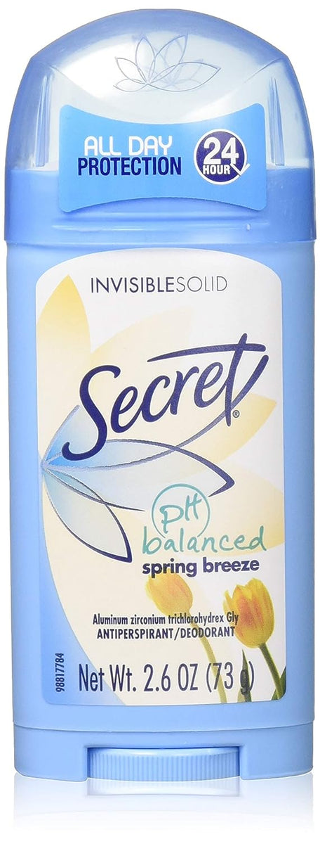Procter & Gamble | Secret Invisible Solid Deodorant, Spring Breeze, 2.6 ...