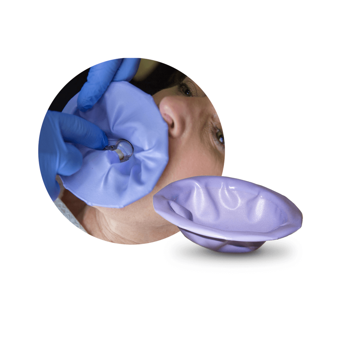 Insti-Dam Relaxed fit 4.25" diameter dental dam, pre-assembled, latex ...