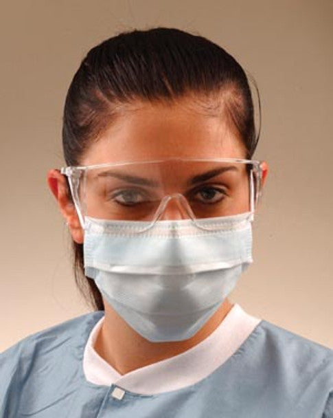 Crosstex | ASTM Level 3 Mask, Latex Free (LF), Blue, 40/bx, 10 bx/ctn ...