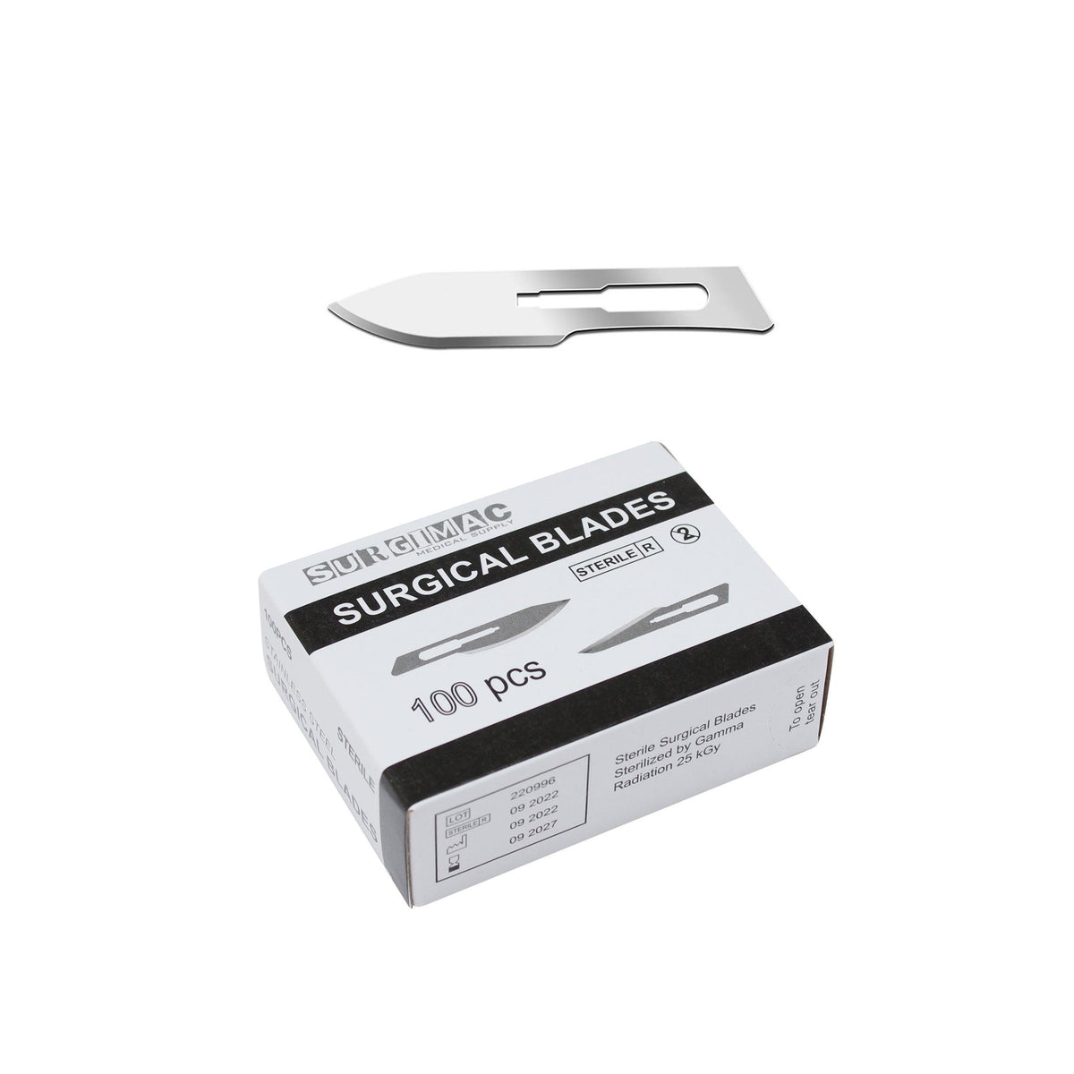 SurgiMac | SurgiMac #10 Sterile Stainless Steel Surgical Scalpel Blade ...